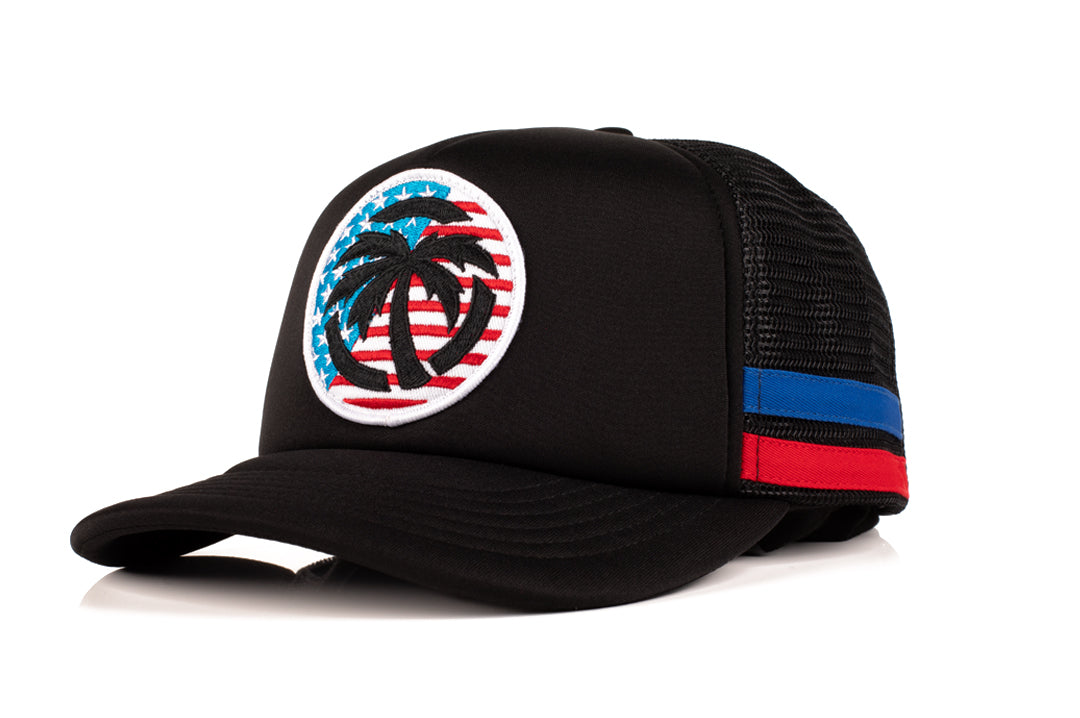 HWV Icon RWB Trucker Hat | Heat Wave Visual