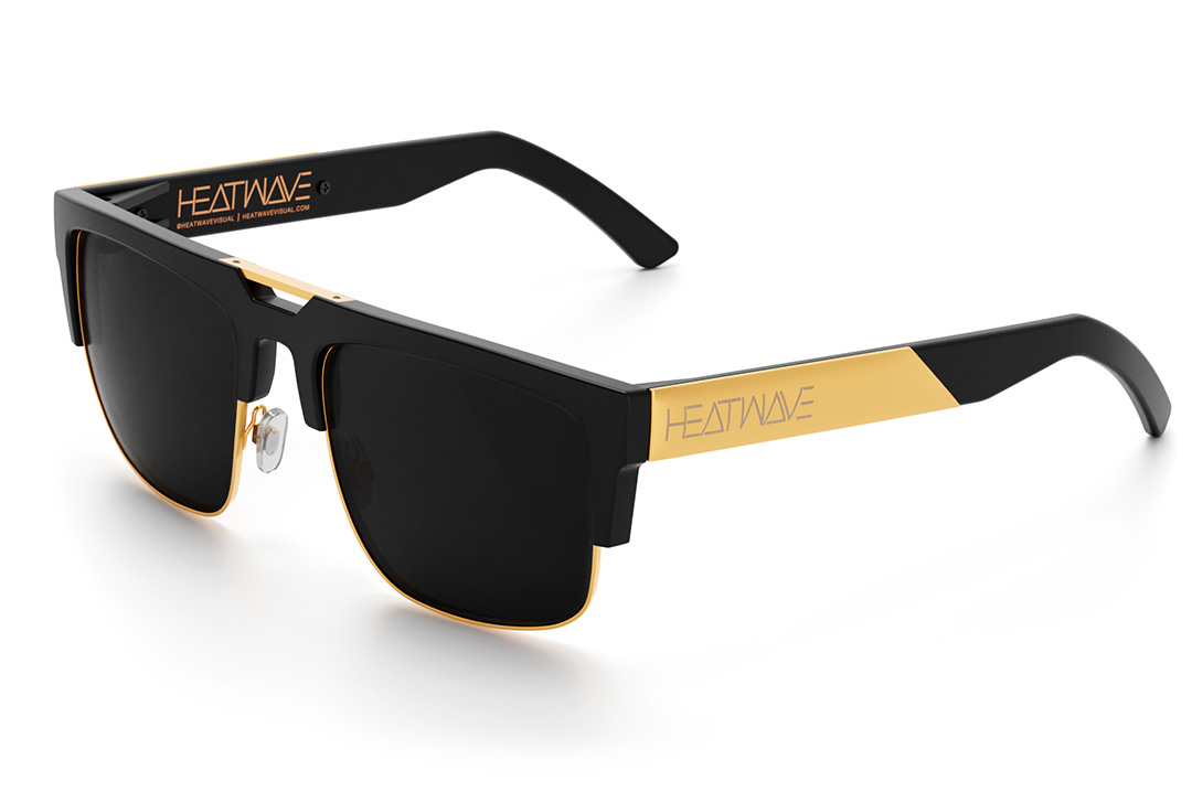 Interceptor Sunglasses: Ultra Black | Heat Wave Visual