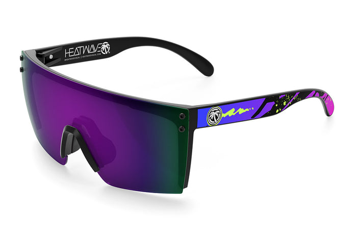Lazer Face Sunglasses: Gel Customs | Heat Wave Visual