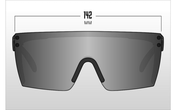 Lazer Face Sunglasses | Heat Wave Visual
