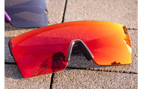Lazer Face Sunglasses | Heat Wave Visual