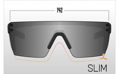 Lazer Face Sunglasses | Heat Wave Visual