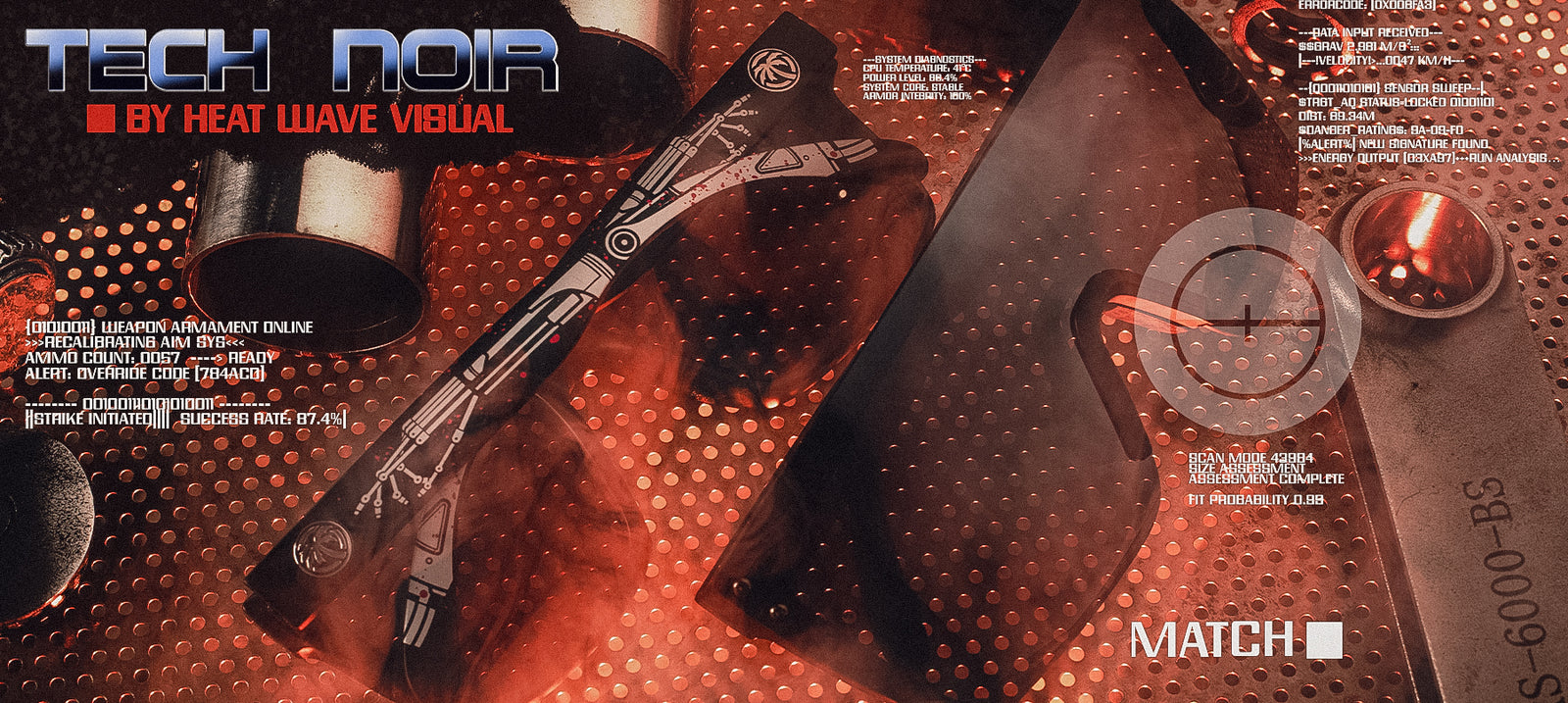 Heat Wave Visual: Highly Visual Custom Sunglasses