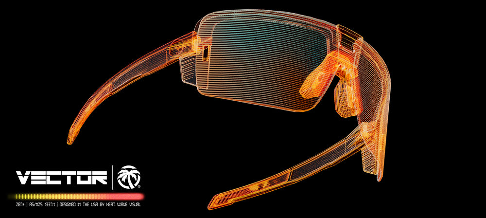Vector Sunglasses: Black Z87+