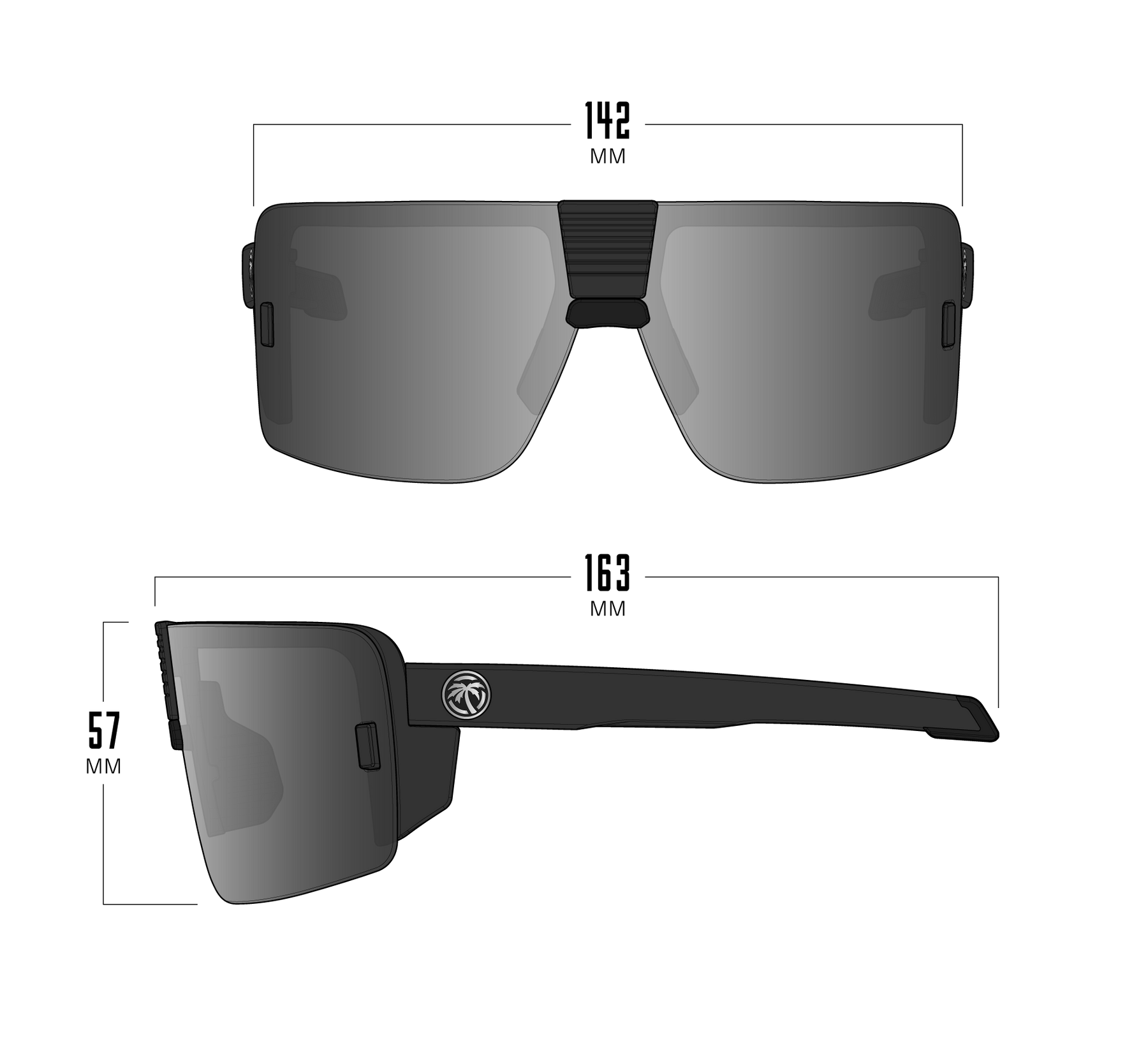 Vector Sunglasses: Black Z87+