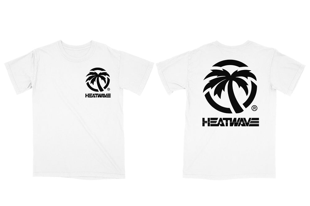 HW Billboard T-Shirt White | Heat Wave Visual