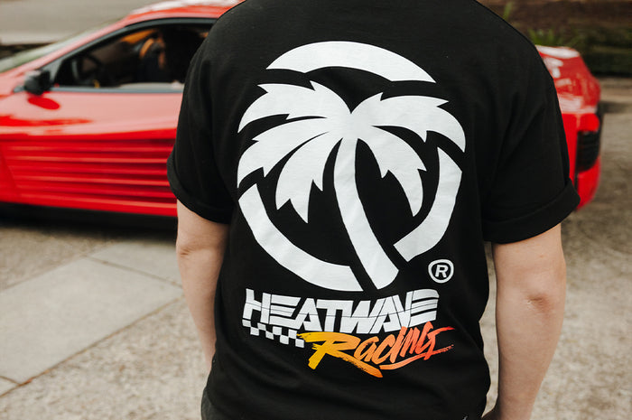 Heat Wave Racing Gradient T-Shirt | Heat Wave Visual